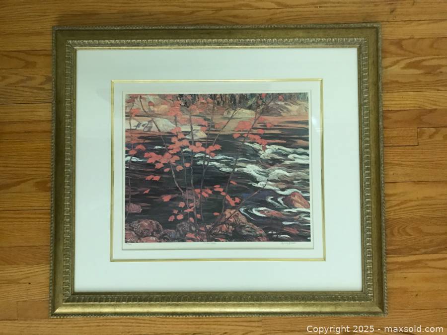 FRAMED PRINT - THE RED MAPLE - AY JACKSON | Markham (Ontario, Canada ...