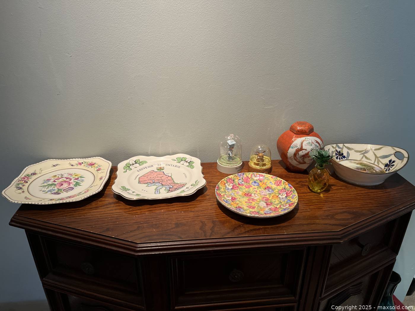 Vintage Ceramic Collection: Jar & Plates with Unique Designs | Port ...