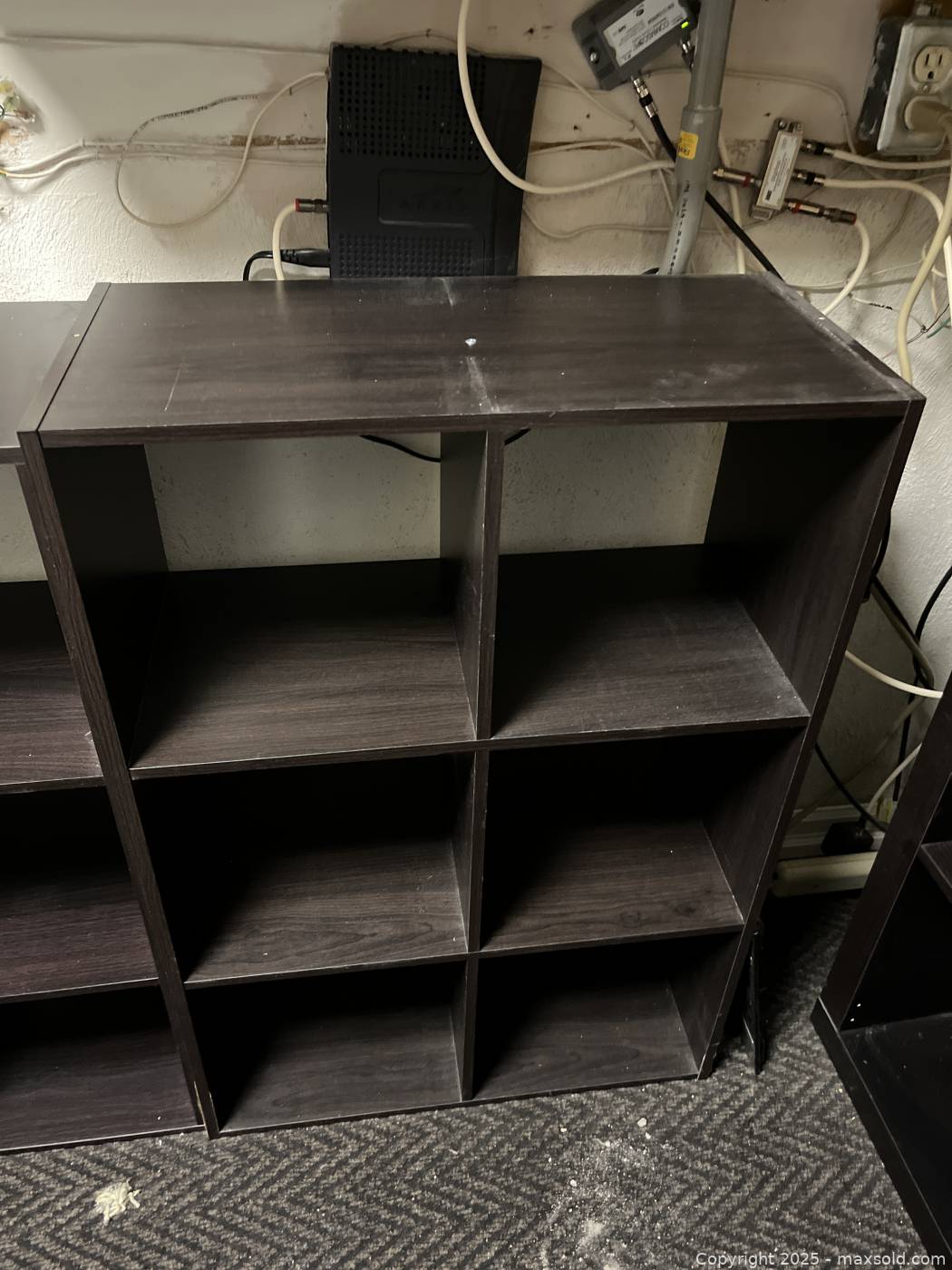 Dark Brown MDF Cube Organizer with Six Shelves | Greater Sudbury ...