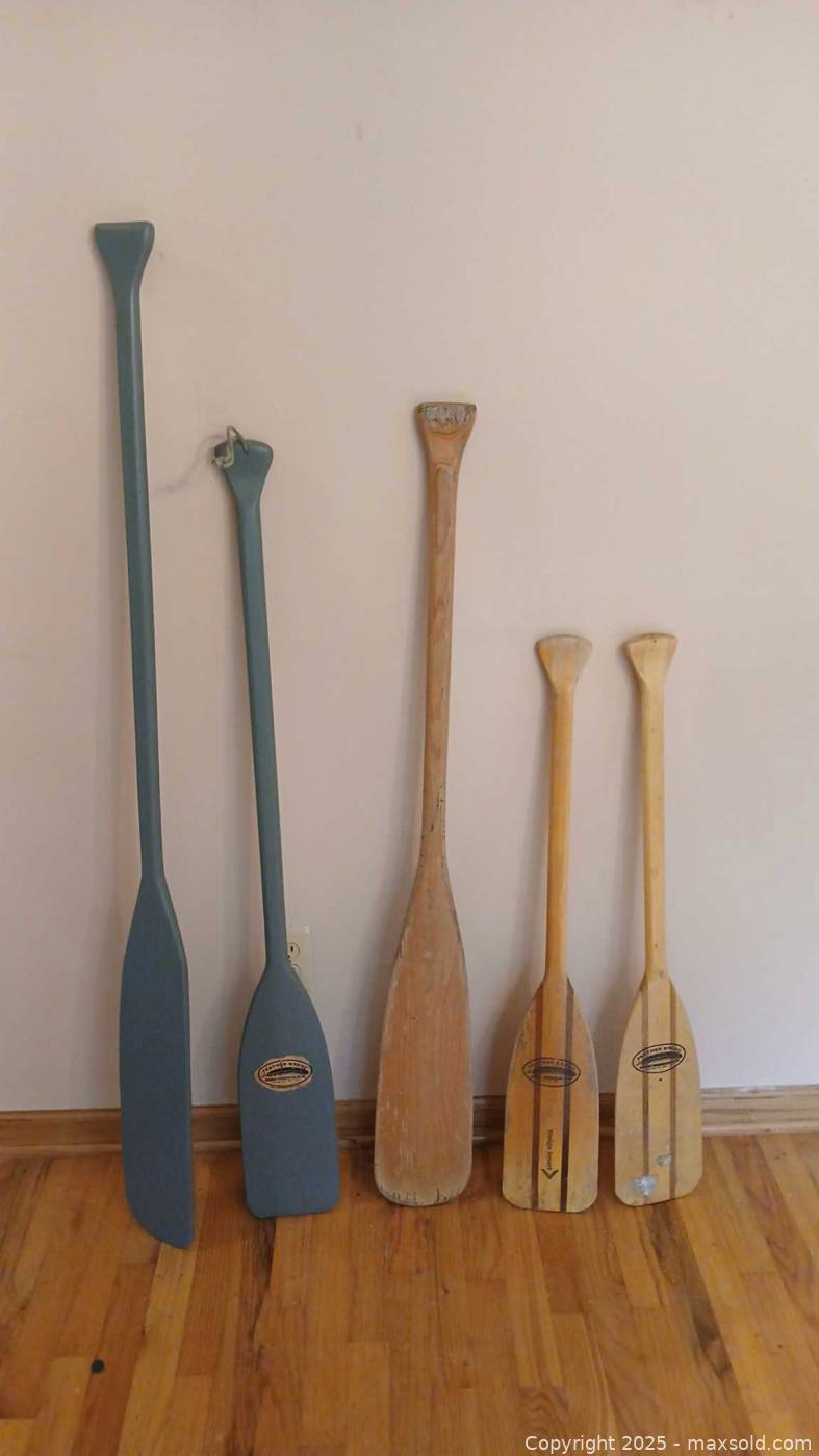 5 Decorative Oars - 3 Blank | Branchville (New Jersey, USA) SELLER ...