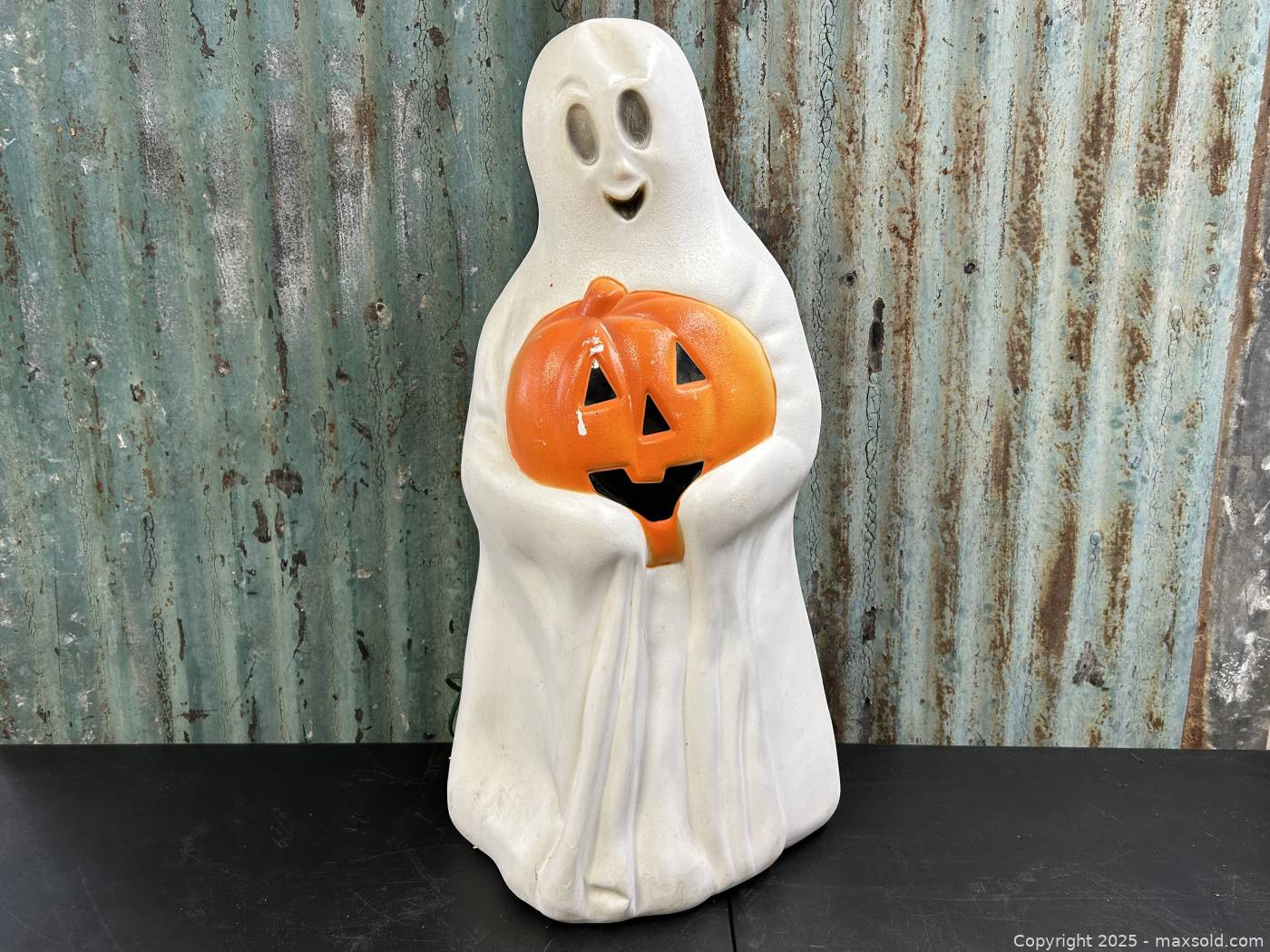 Vintage Halloween Ghost Blow Mold – 31” Tall – Pumpkin Jack-o’-Lantern ...