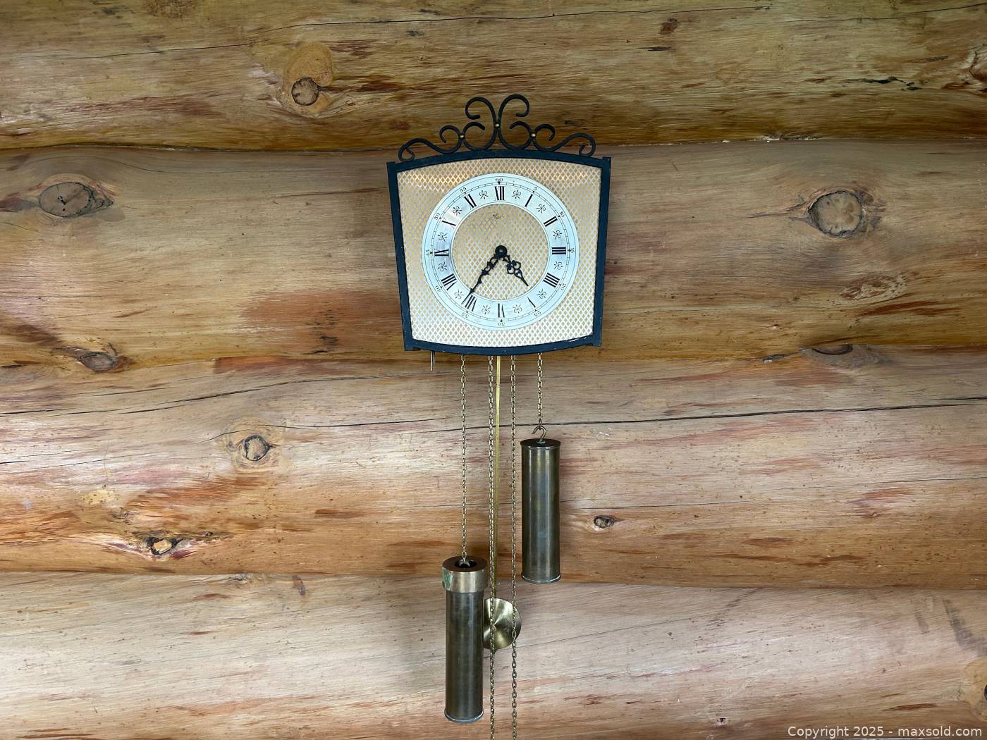 Vintage Schatz German Wall Clock with Weights and Pendulum | St. Thomas ...