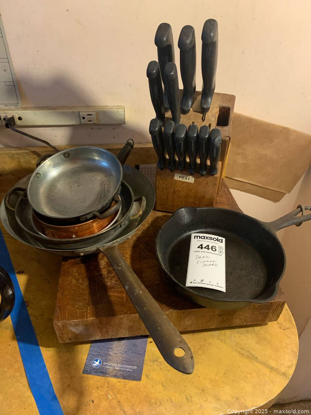 Pans and Cutting Board B | Philadelphia (Pennsylvania, USA) Downsizing ...