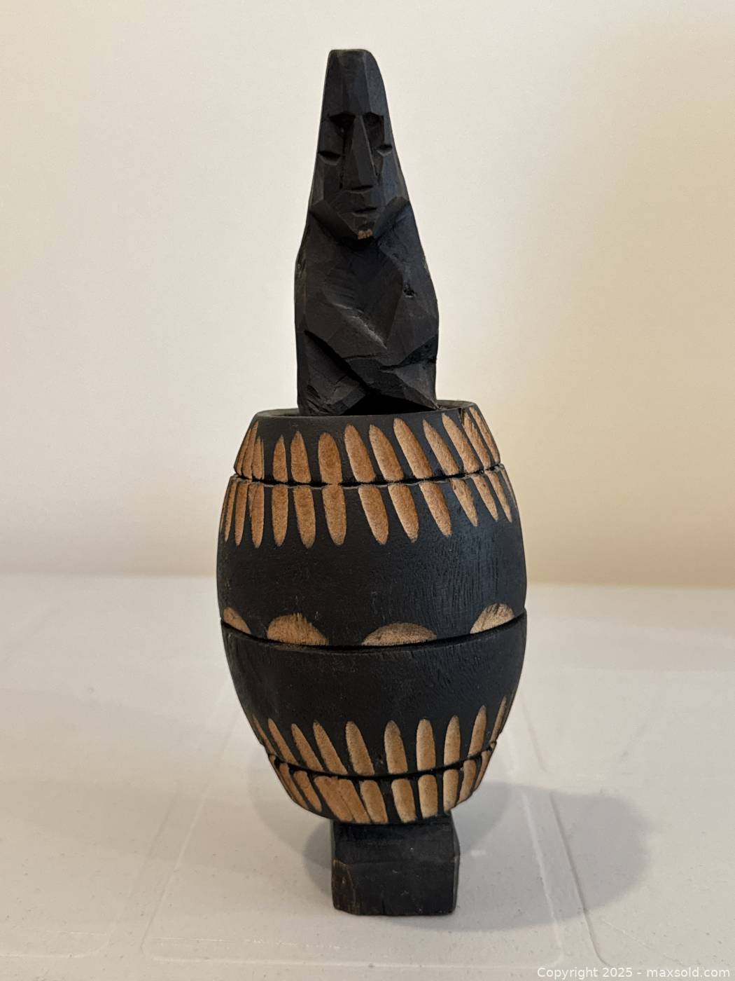 Vintage Carved Wooden Fertility God Statue | Exeter (Ontario, Canada ...