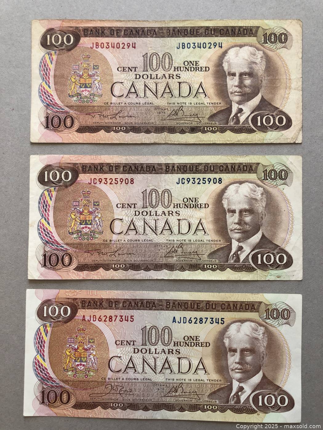 Canadian bank notes | Toronto (Ontario, Canada) SELLER MANAGED ...