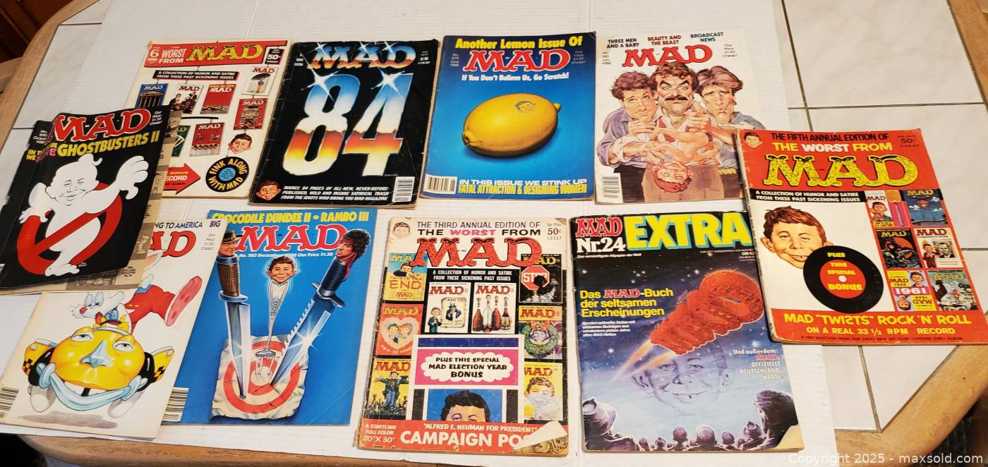 ASSORTED MAD MAGAZINES | Rockaway (New Jersey, USA) SELLER MANAGED ...