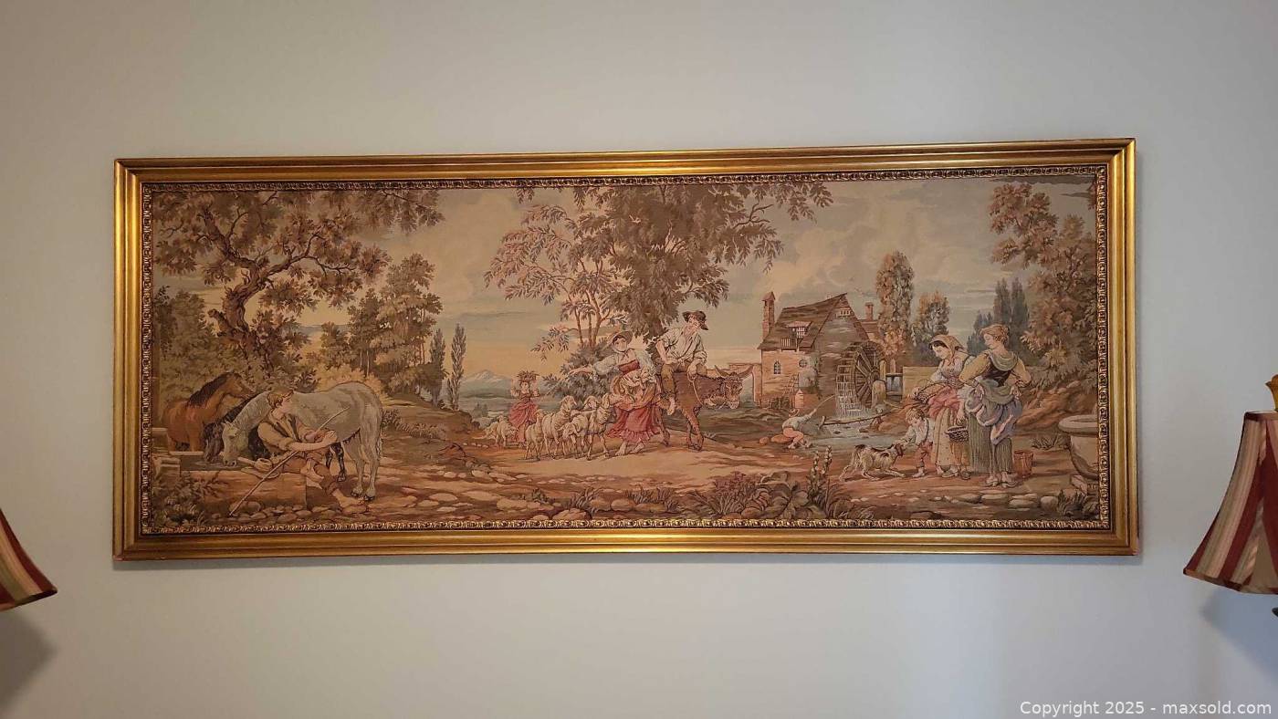 Very Large Vintage Pastoral Scene Tapestry | Toronto (Ontario, Canada ...