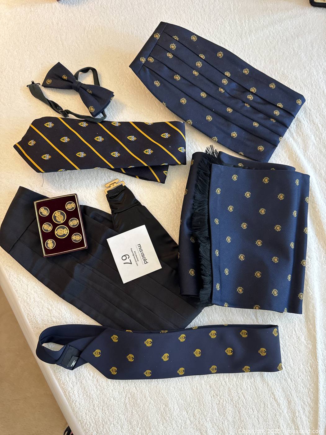 Navy Blue Emblem Print Crested Garments | North York (Ontario, Canada ...