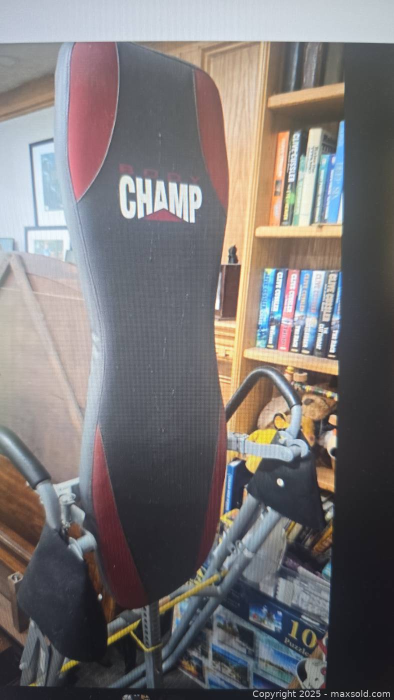 Champ Black & Red Inversion Table: General Fitness | Manassas (Virginia ...