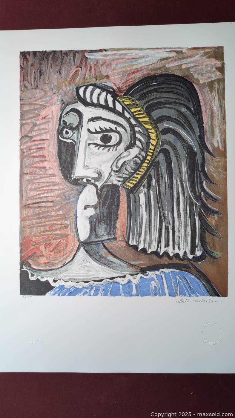 After Pablo Picasso, LE Picasso print Tete de Femme | Douro-Dummer ...