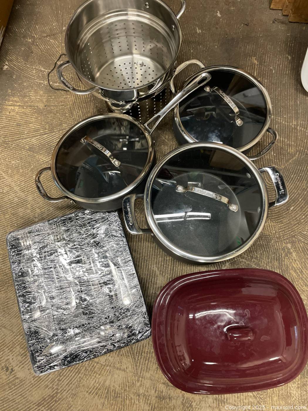 Pampered Chef Bakeware, Cuisinart Cookware, and Silverware Set ...