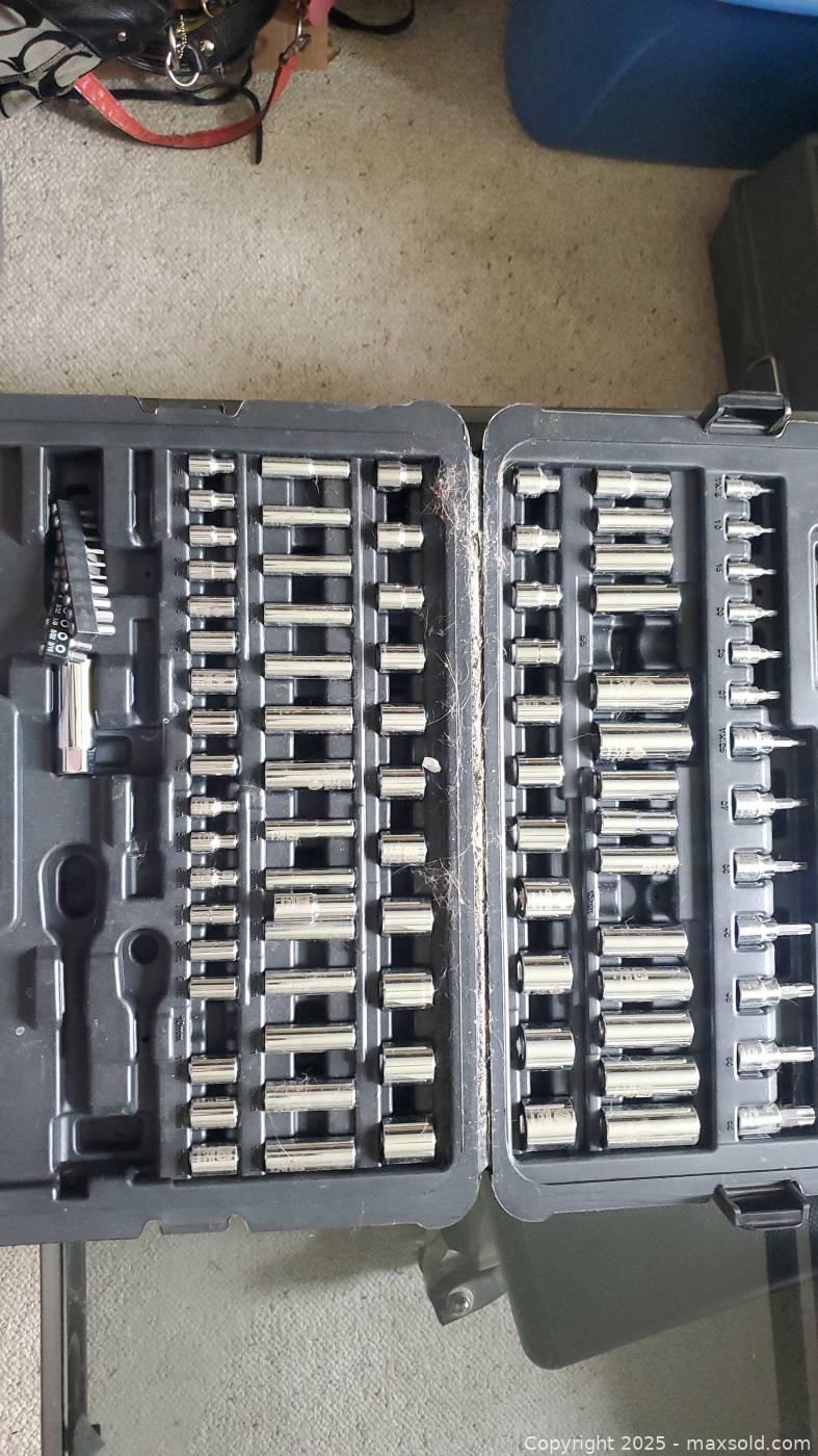 Comprehensive Metal Socket Set with Case - Multiple Pieces | Hamilton ...
