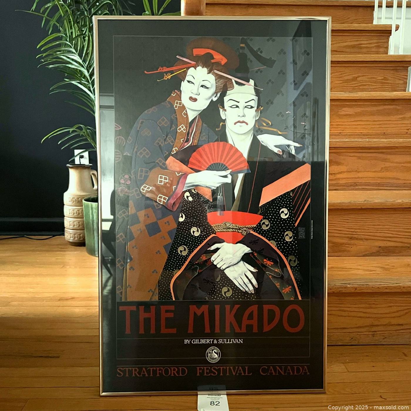 Large Framed Stratford Festival Poster The Mikado 1982 Heather Cooper ...