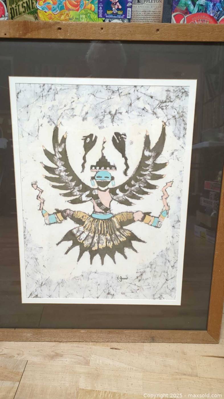 Framed Artwork of a Mythical Deity Origin Unknown | Victoria (British ...