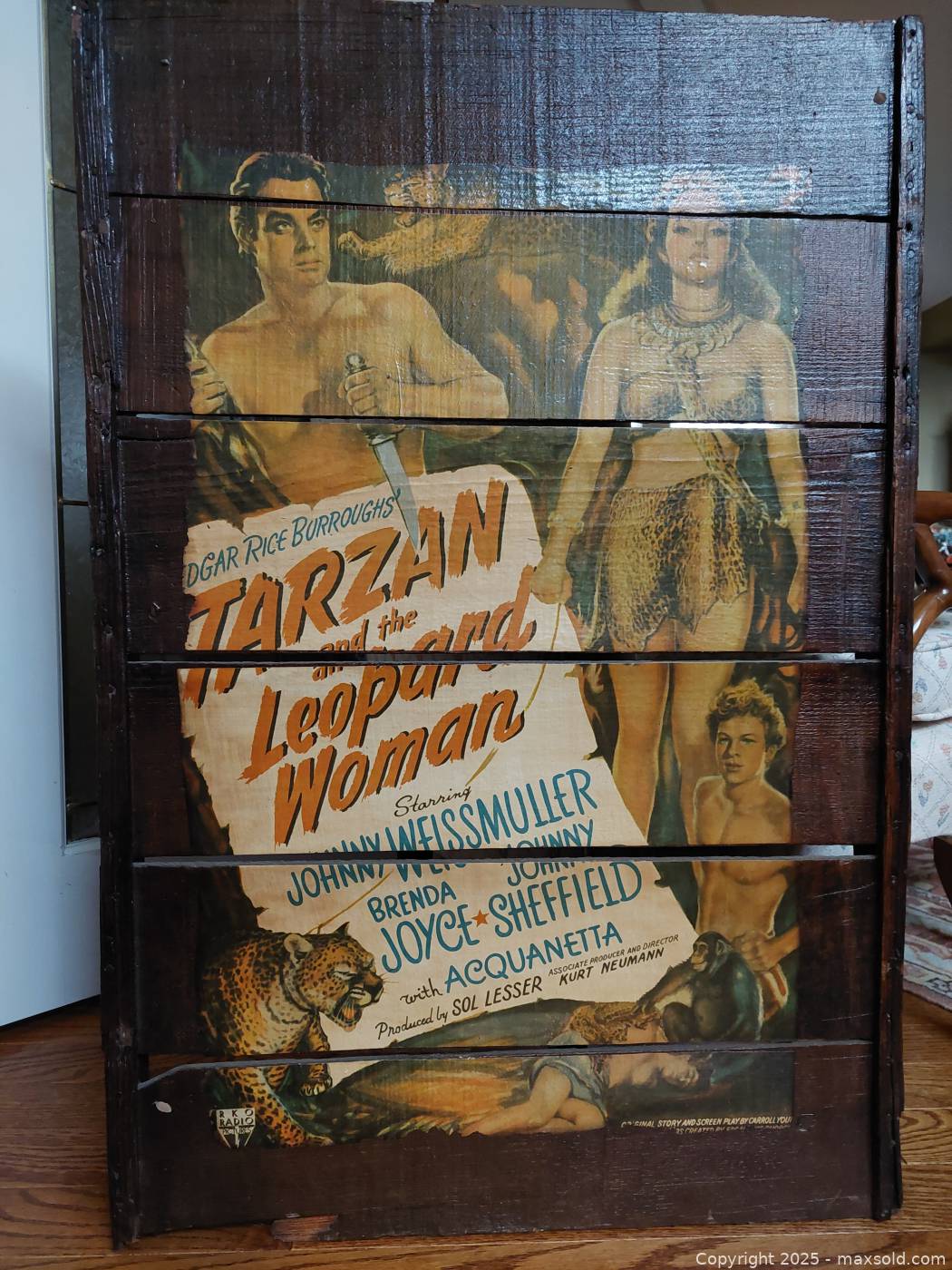 Very Vintage 1946 Custom Crafted "Tarzan and the Leopard Woman" Movie ...