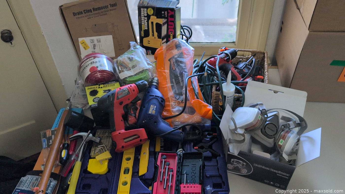 Complete Mixed Tools & Equipment Set with Multiple Drills | Los Angeles ...