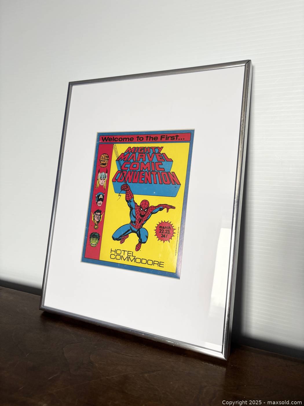 Retro Mighty Marvel comic convention hotel commodore booklet ...