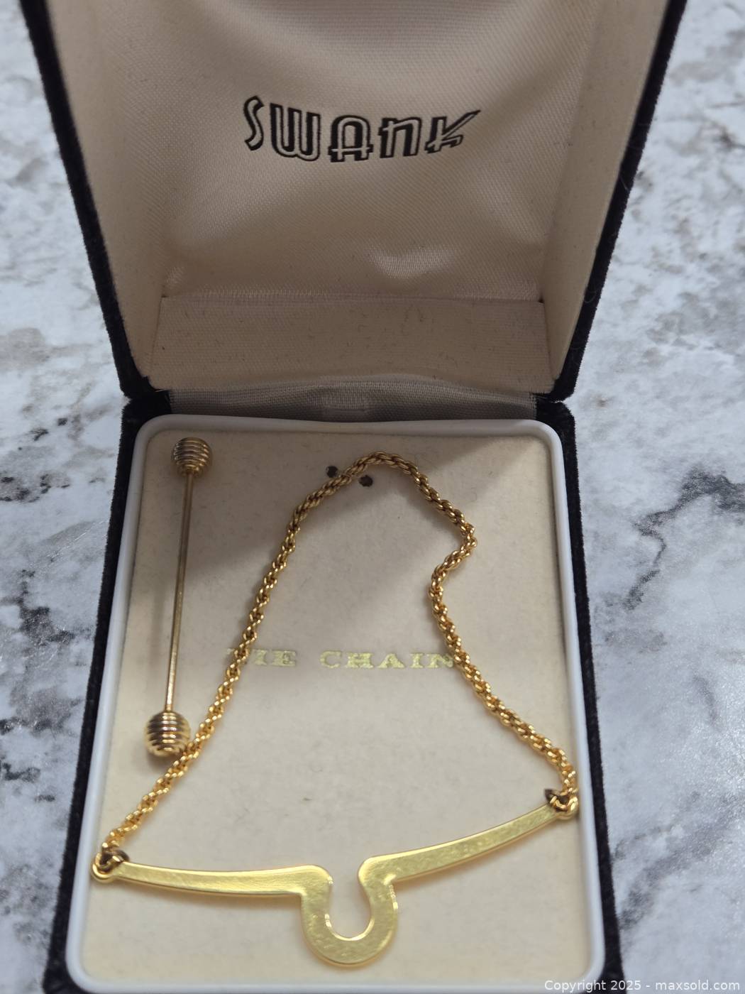 NEW SWANK Tie Chain & Dumbell Collar Bar | Brockville (Ontario, Canada ...