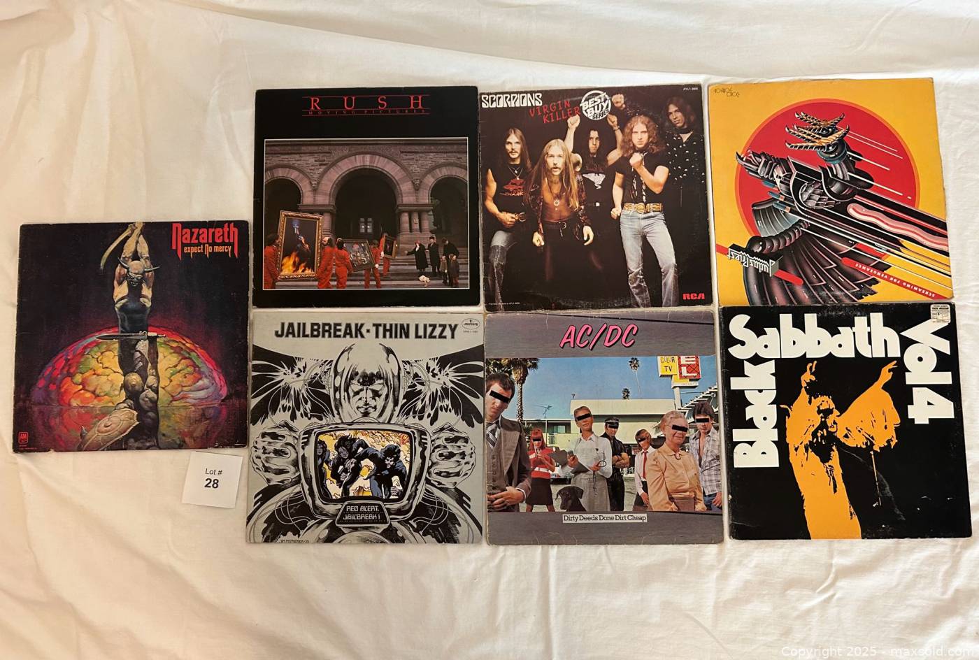 1970s–80s Classic Rock Vinyl LP Collection – Judas Priest, Black ...