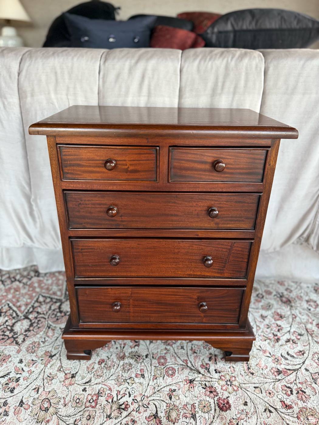 Vintage Wooden Bachelor's Chest End Table Side Table Small Chest | Los ...