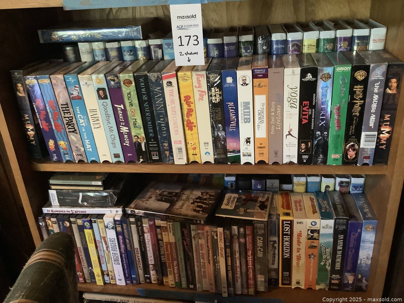 Lot of Mixed VHS Tapes and DVDs: 60-80, Various Genres & Studios ...