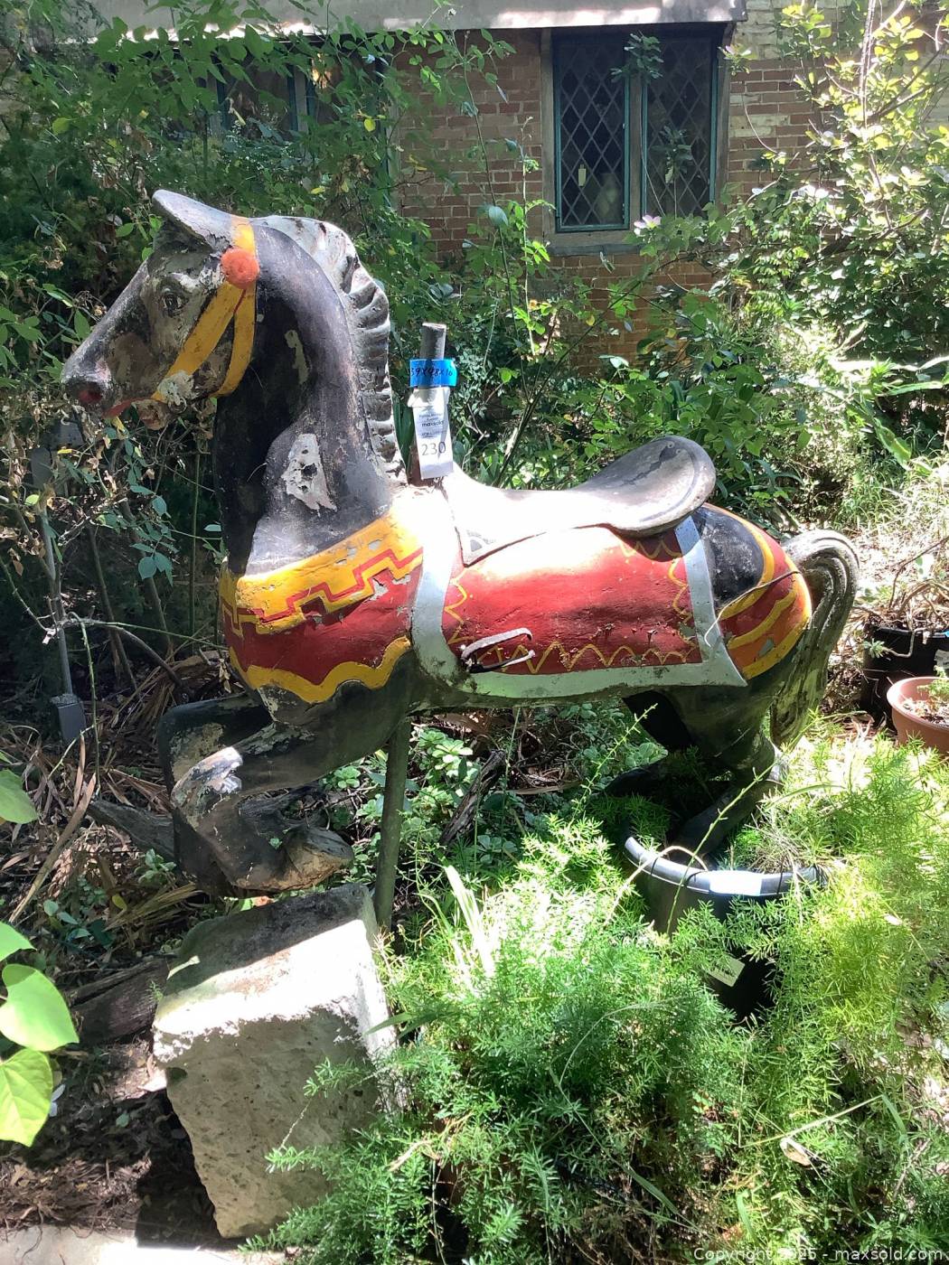 Contemporary Painted Carousel Horse Figure | North Arroyo (California ...