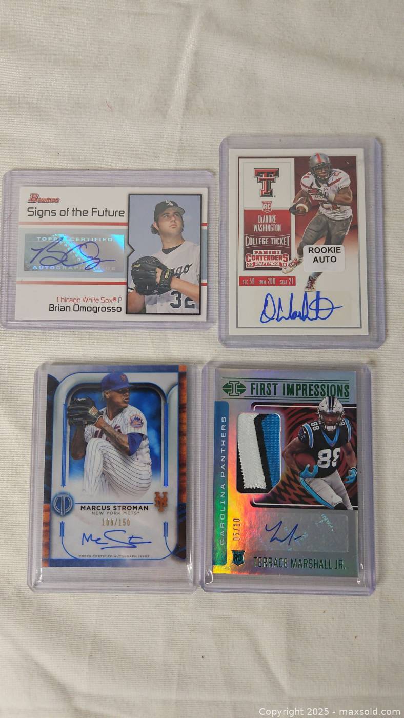 Lot Of Autographed Sports Cards | Riverview (Florida, USA) SELLER ...