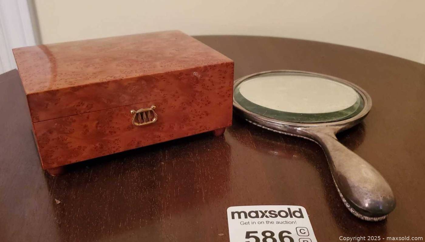 Reuge Music Box with Hand Mirror A | Champlain Park (Ontario, Canada ...