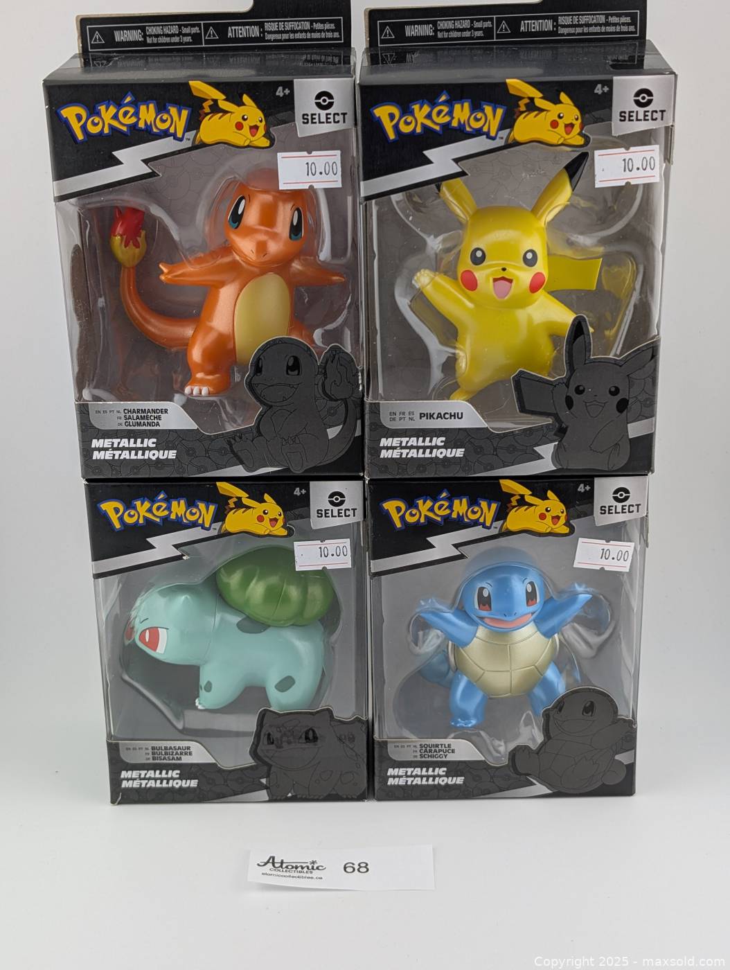 Complete Set Metallic Pokemon Series 1 Select Figures | Willoughby ...