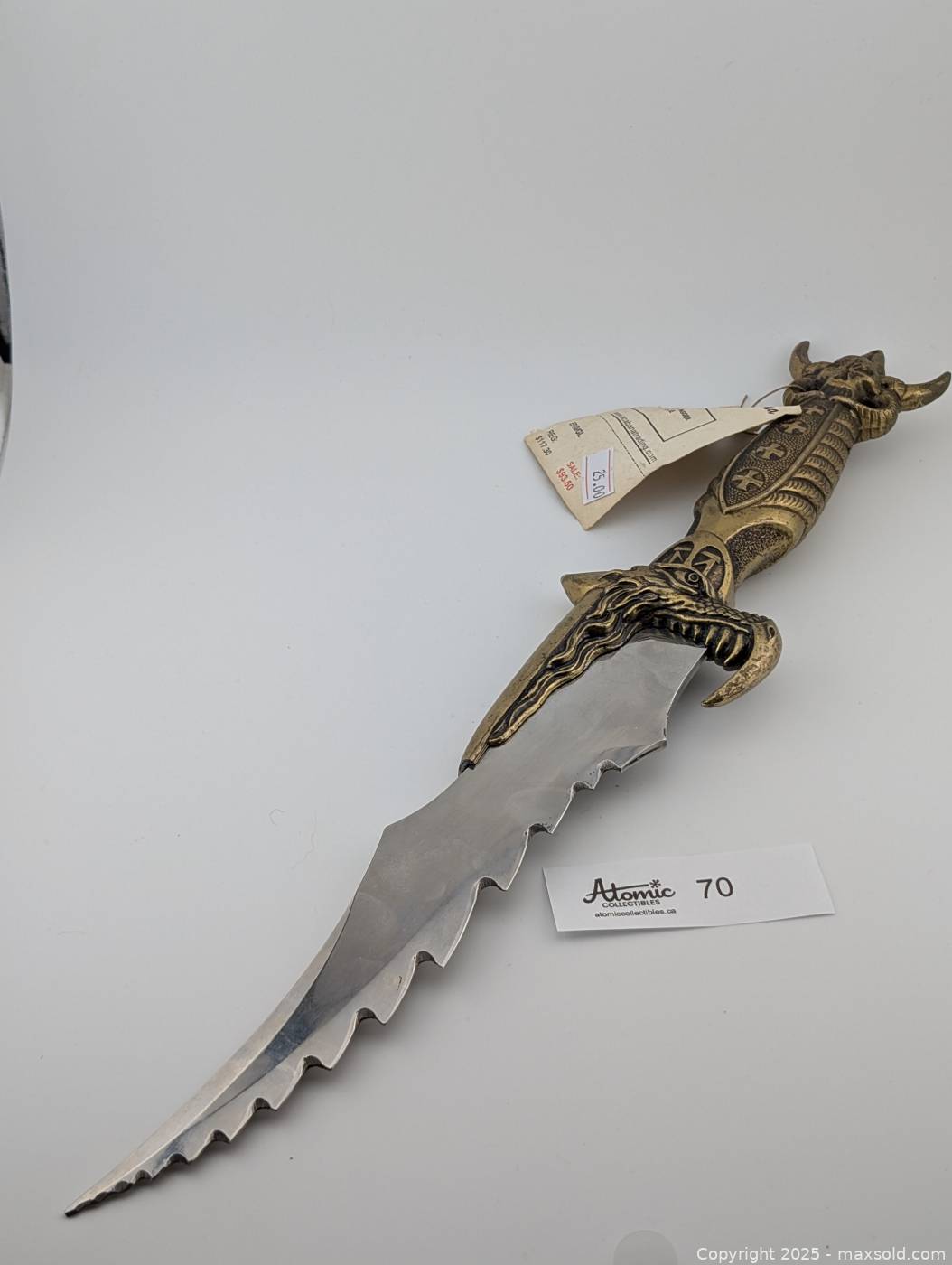 Heavy Brass Decorative Dagger | Willoughby (British Columbia, Canada ...
