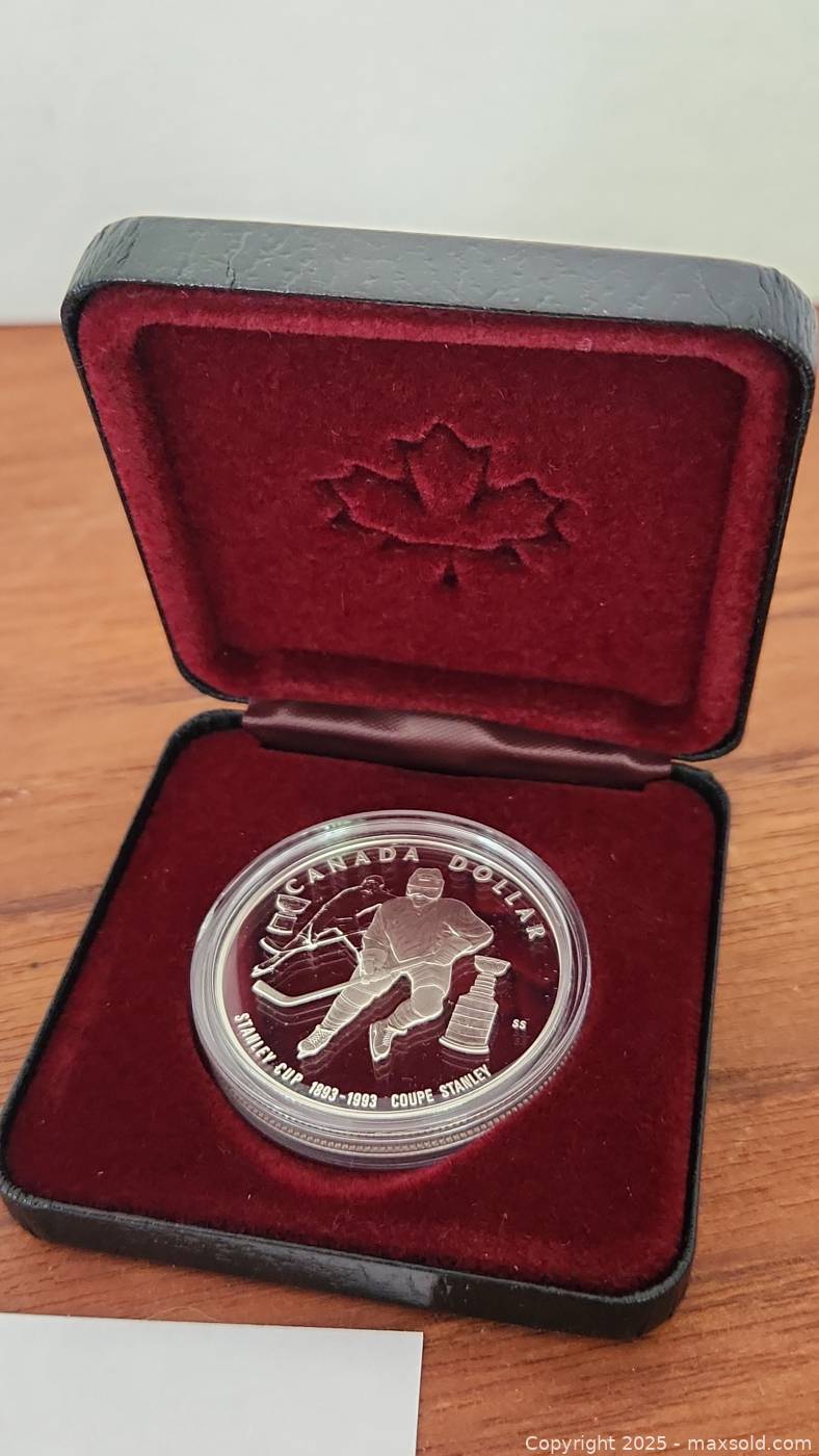 100th Anniversary of the Stanley Cup 925 Silver Proof Dollar | Pelham ...
