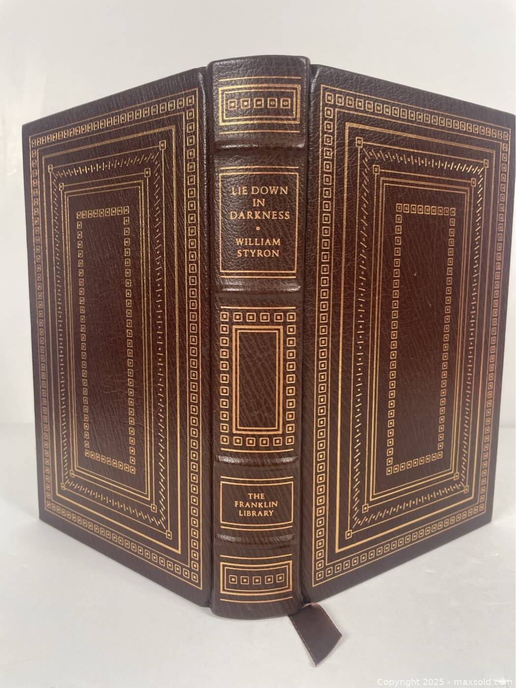 SIGNED. The Franklin Library Leather Bound Book: "Lie Down in Darkness ...