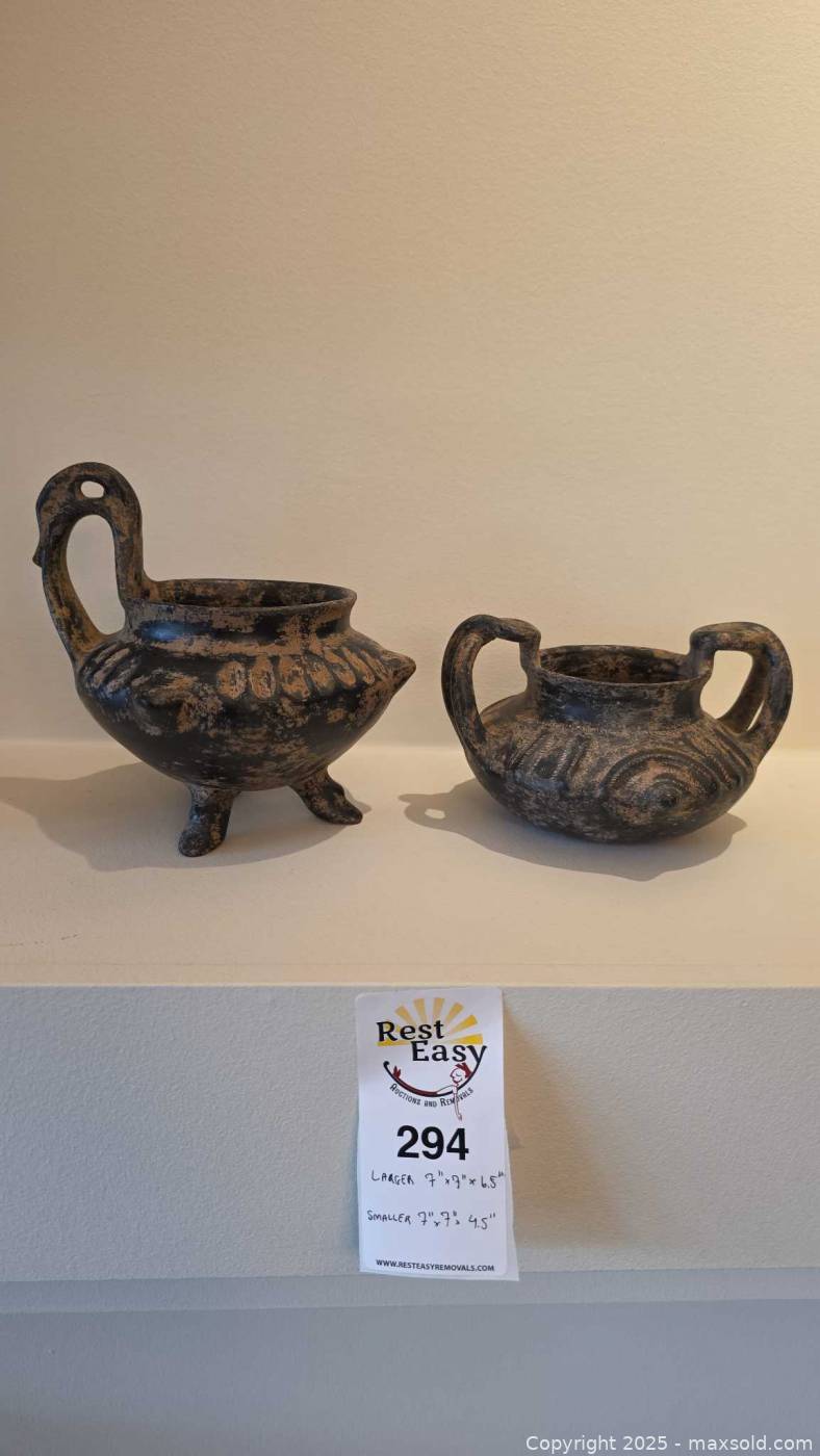 Ancient Greek Style Earthenware Ceramic Pots | Surrey (British Columbia ...
