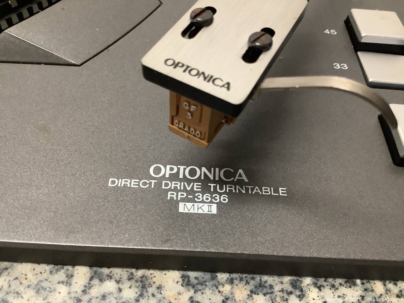 Optonica RP-3636 MKII Turntable | Carlisle (Massachusetts, USA) PARTNER ...