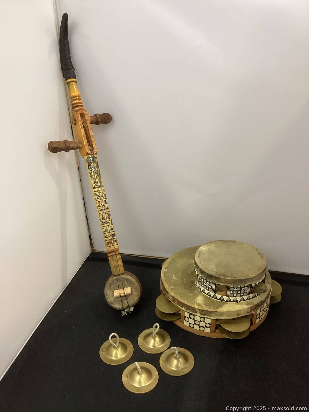 Lot of Traditional Egyptian Percussion & Stringed Instruments (B ...
