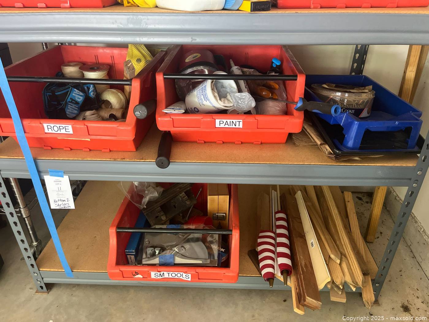 Paint supplies, straps, small work tools | New Garden Township ...