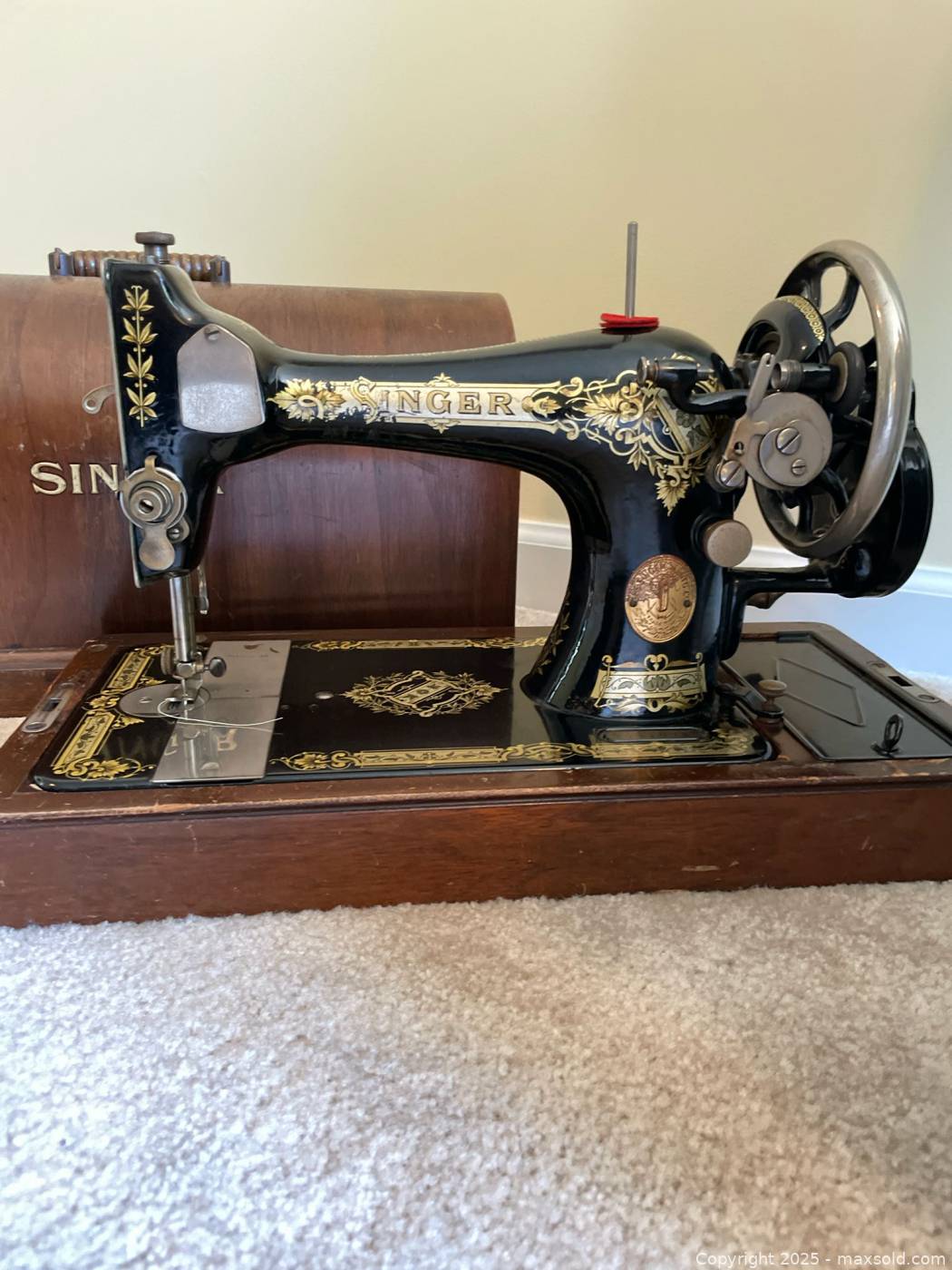 Vintage sewing machine & laundry supplies | New Garden Township ...