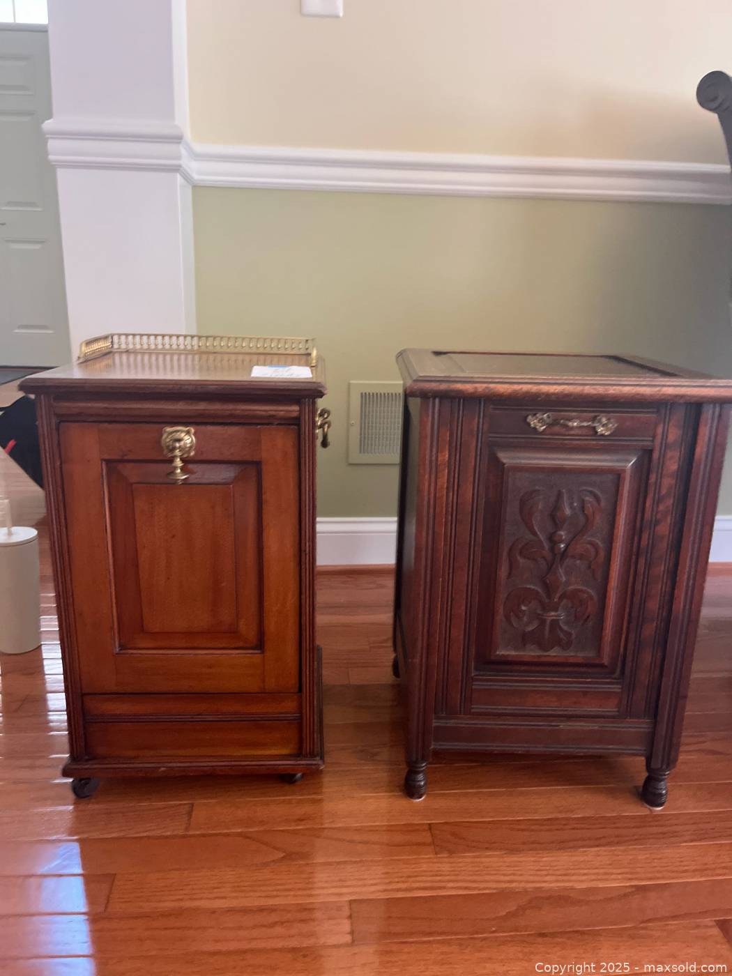 Vintage sidetables - originally for coal storage | New Garden Township ...