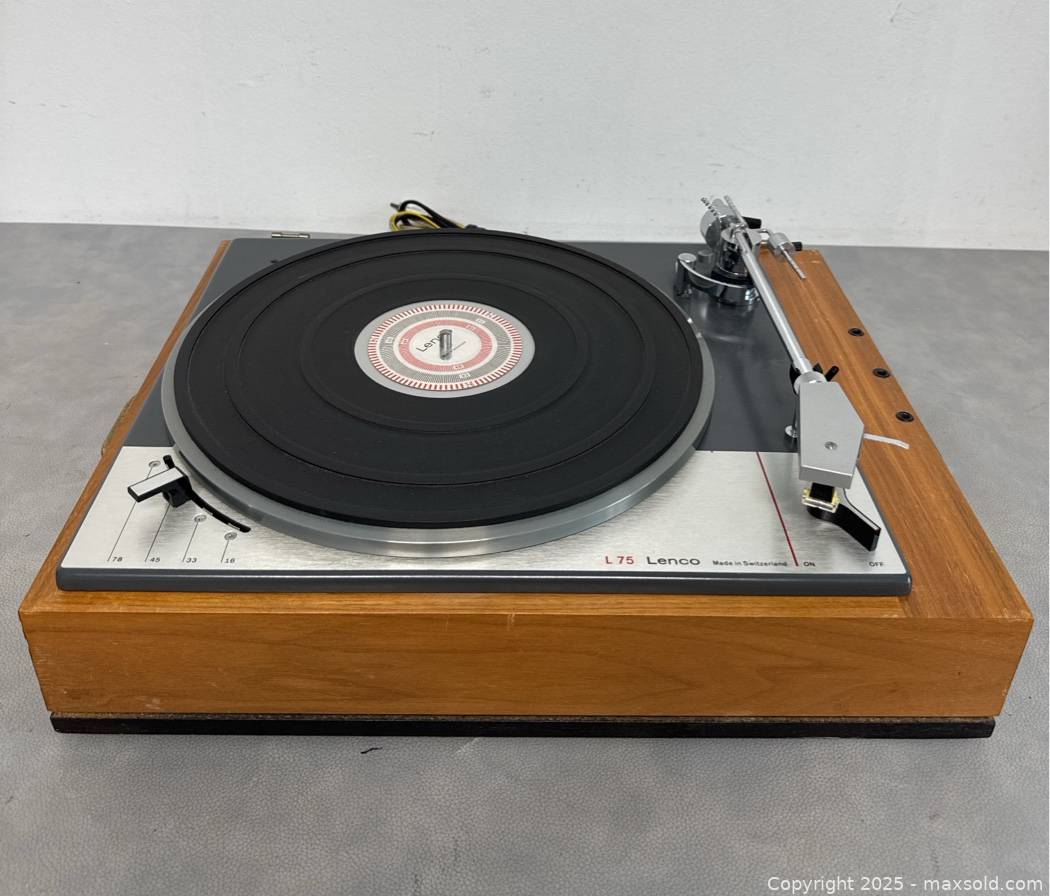 Vintage Lenco L75 Turntable Record Player in Working Condition ...