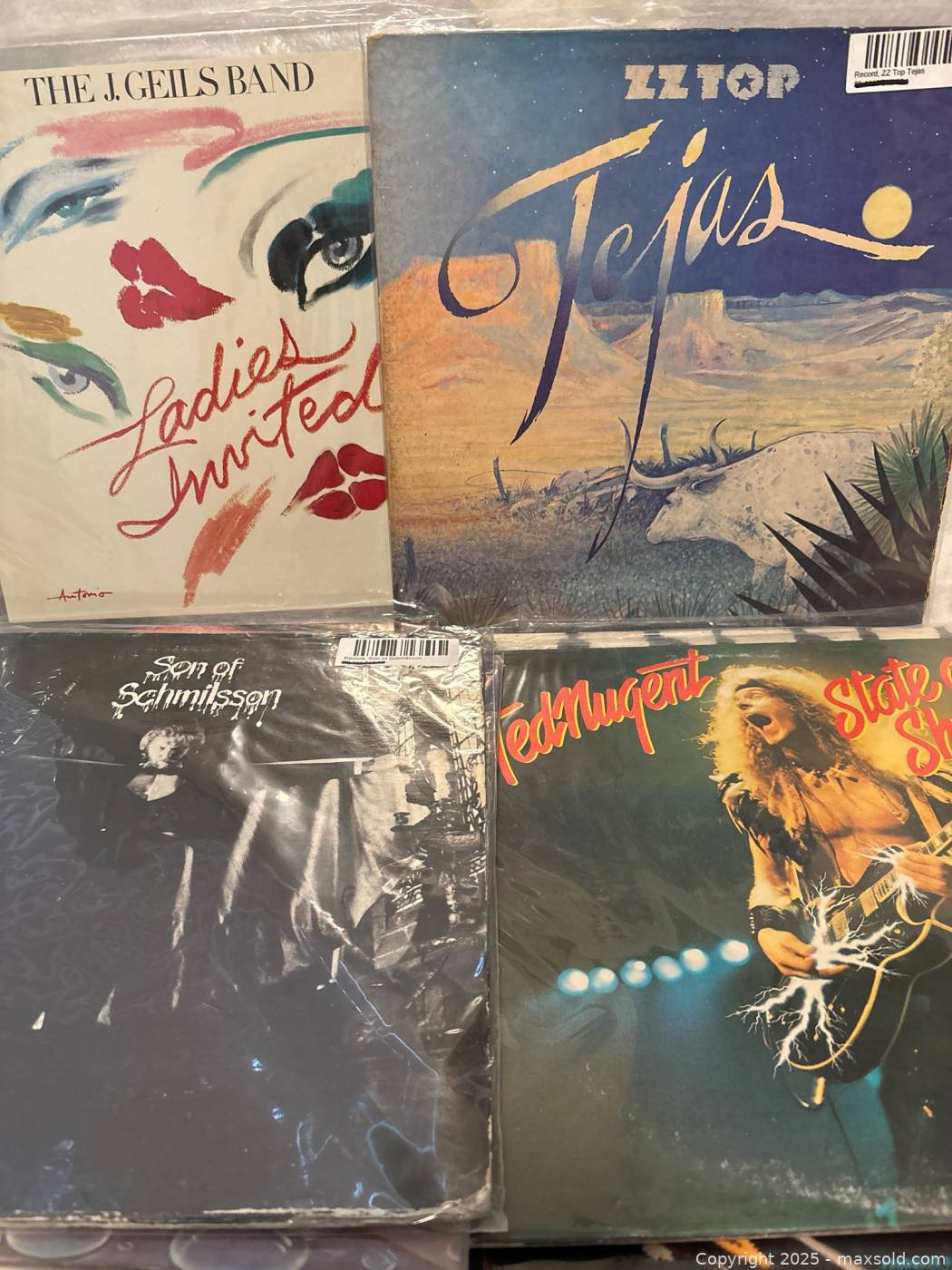 Lot of 10 Classic Rock Vinyl Records with Covers and Sleeves | Tampa ...