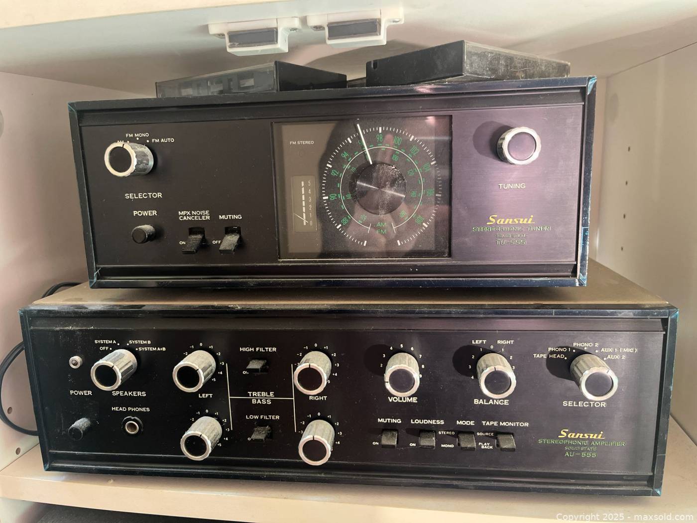 Sansui Solid State Integrated Amplifier Receiver Tuner w EPI Floor Standing Speakers | Toronto ...